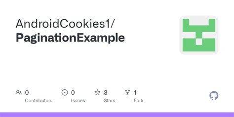 Github Androidcookies1paginationexample