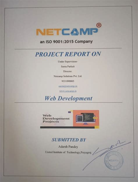 Adarsh Pandey On Linkedin Netcamp Projects Webdevelopment