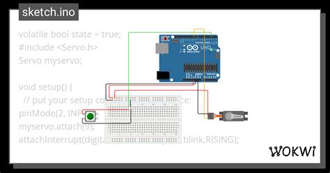 Servo Wokwi Esp32 Stm32 Arduino Simulator