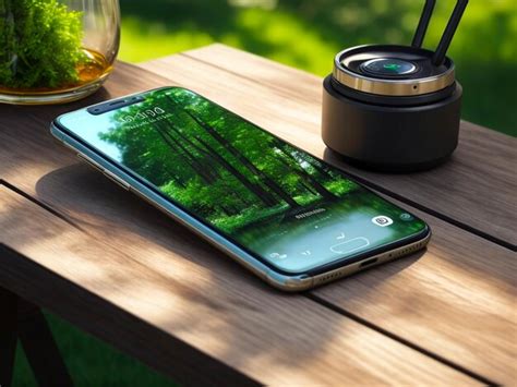 Premium Photo Smart Phone On Table Generated By Ai