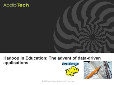 Hadoop In Education Pptx