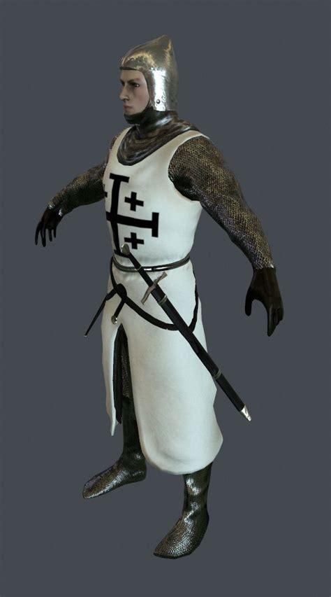 Crusader 3d Model 20 Obj Max Fbx Unknown Free3d