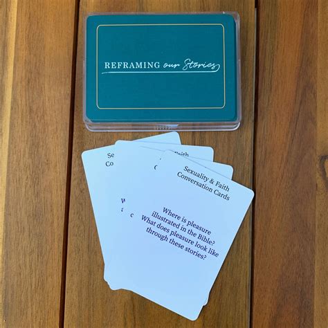 Conversation Cards Sexuality And Faith Guerrilla Sex Ed