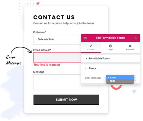Elementor Formidable Forms Widget PowerPack Addons For Elementor