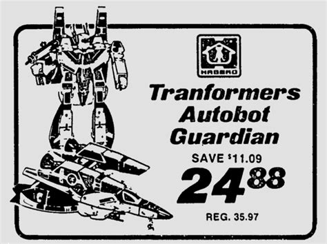 “transformers Autobot Guardian” Jetfire Advertisement Battlegrip