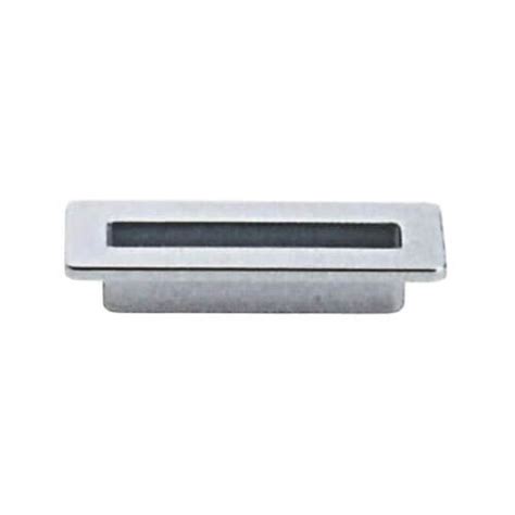 Basin Overflow Cover Rectangular Chrome