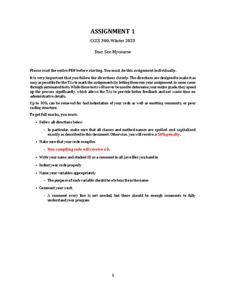2023w Cccs 300 Assignment 1 Assignment 1 Cccs 300 Winter 2023 Due See Mycourse Please Read