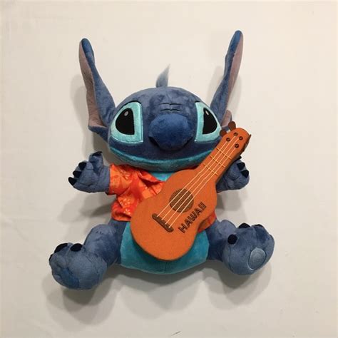 Disney Toys Disney Store Hawaii Guitar Lilo Stitch Stuffed Plush 2