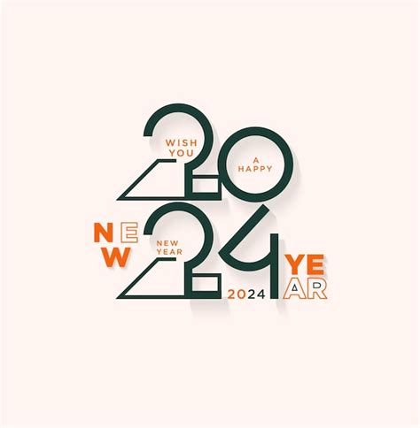Celebraci N De A O Nuevo Con Modelo De Cartel De N Meros Vector