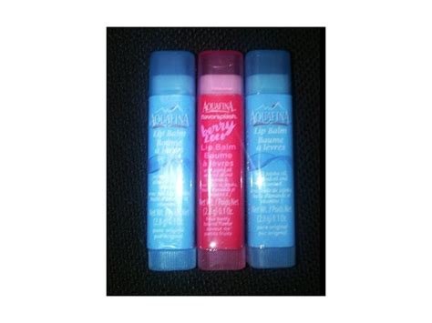 Aquafina Lip Balm Varied Flavors 3 Tubes Ingredients And Reviews
