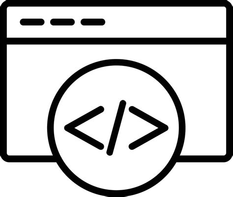 Browser Vector Line Icon 9294251 Vector Art At Vecteezy