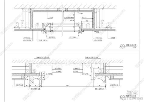 欧式天花及墙身大样图施工图下载【id 1135761063】 知末案例馆