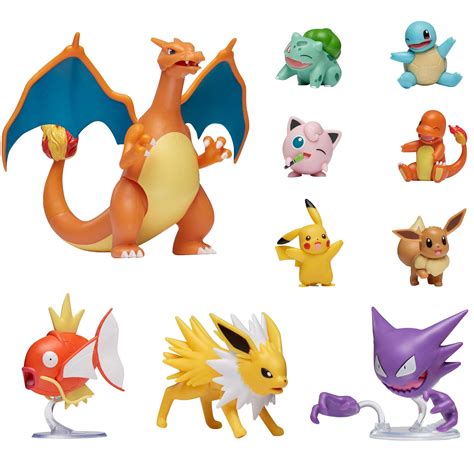 Pokemon Official Ultimate Battle Figure 10 Pack 2 Pikachu 2