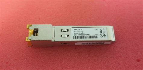 Cisco Sfp Ge T Gigabit 1000base T Ethernet Sfp Transceiver Module 30 1421 02