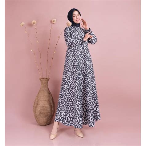 Jual Baju Dress Gamis Wanita Jamillah Dapat Baju Aja Shopee Indonesia