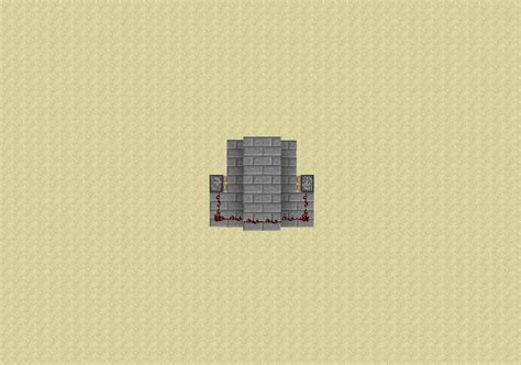 2x2 Redstone Door Very Simple Minecraft Map
