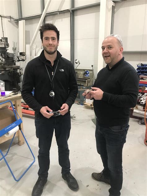 Avantis Design Manager Mark Cope Providing Words Of Wisdom To Young Tom