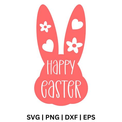 Easter Bunny Svg Free Easter Day Cut Files For Cricut Or Silhouette