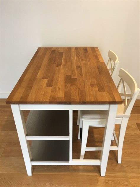 Tornviken Kitchen Island Off White Oak Length 49 5 8 Ikea Home