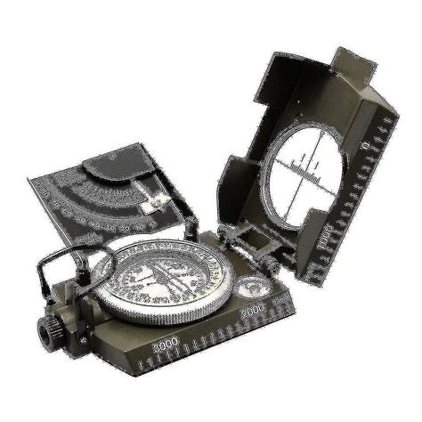 Professional Military Army Sighting Luminous Compass With Inclinometer