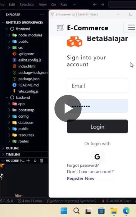 Laravel React Project E Commerce Store Data Product To Databaae