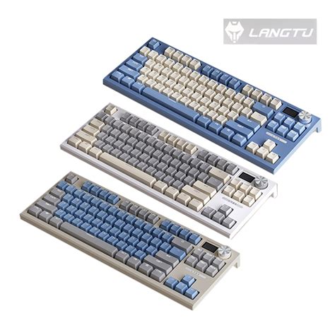 [빠른출고]핫스왑 Led 무선 Rgb 기계식 키보드 Rgb Lt 84 유선 2 4g 블루투스 연결 티몬