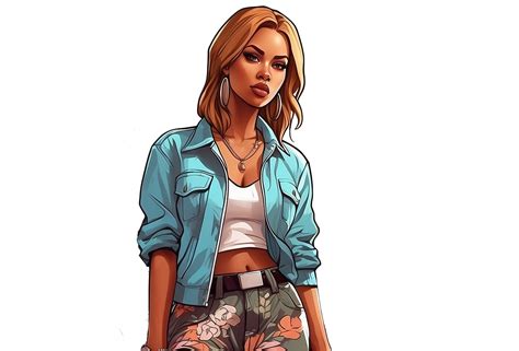 Download Gta Woman Character Royalty Free Stock Illustration Image