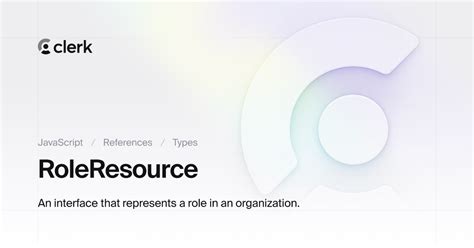 Javascript Roleresource