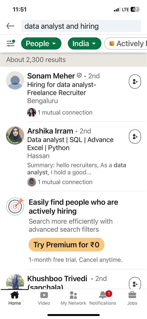 Saddam Hussain On Linkedin Dataanalytics Hiring Jobsearch