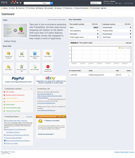 Connecting To The Prestashop Back Office Prestashop 15 Prestashop Documentation