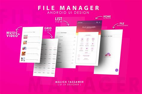 File Manager App Ui Design On Behance