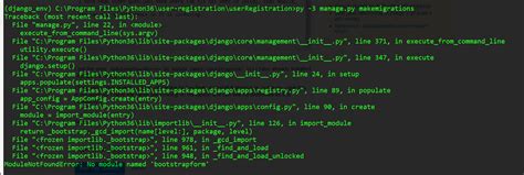 Python Django Framework Modulenotfounderrorbootstrapform Stack Overflow