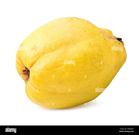 Fresh Quince Isolated On White Background Stock Photo Alamy