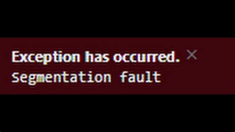 Segmentation Fault Be Like Youtube