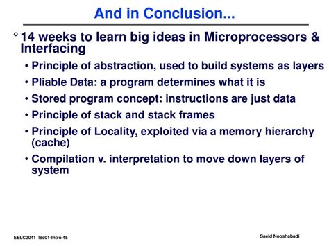 Ppt Elec2041 Microprocessors And Interfacing Lecture 1 Introduction