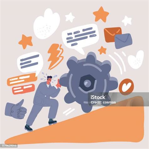 깨진 시계와 시계를 고정 수리 도구와 악기와 사다리에 작은 남자와 여자 문자 기어와 톱니바퀴 시간 개념으로 만든 거대한 메커니즘