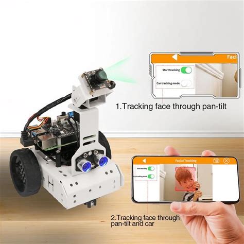 Jual Promo Hiwonder Gogopi Raspberry Pi 4b Intelligent Vision Robot Car Python Program Shopee