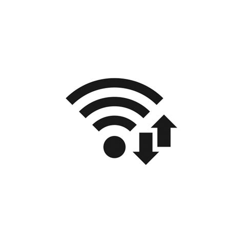 Logo Wifi Signal Icône Design Minimaliste Simple PNG Logo Conception