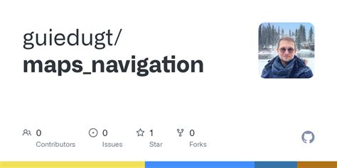 GitHub Guiedugt Maps Navigation