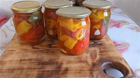 Маринованные перцы на зиму Youtube