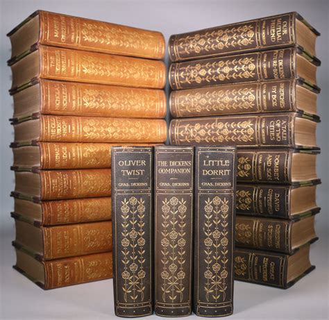 The Works Of Charles Dickens Mixed Publisher Set Chapman And Hall And