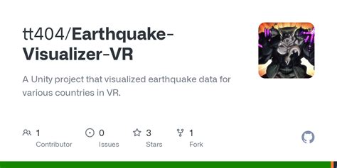 Github Tt404earthquake Visualizer Vr A Unity Project That Visualized Earthquake Data For