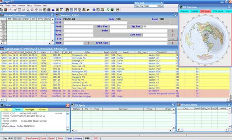 Ham Radio Logging Excel Spreadsheet With Regard To Logger32 Review Db