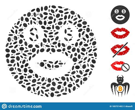 Dotted Collage Prostitute Smiley Stock Illustration Illustration Of Lips Dollar 185751402