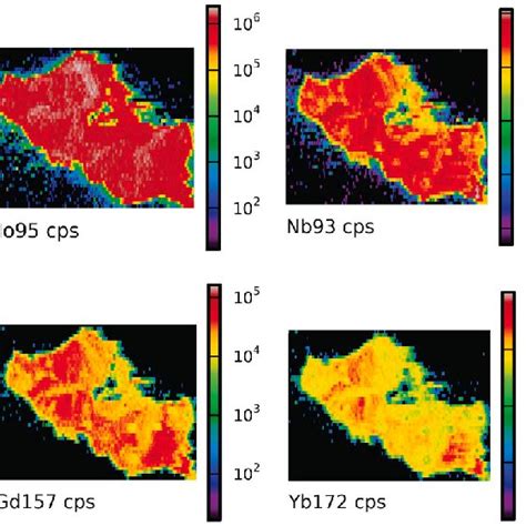 La Icp Ms Trace Element Maps Of Type1 Scheelite From Porphyry Ore Download Scientific Diagram