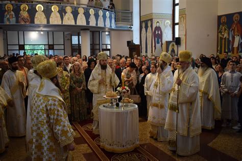 Прослава на Светите Константин и Елена во градот Ниш Србија Литургија мк