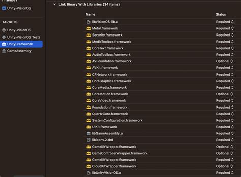 Unable To Run A Project On Visionos Simulator With A Native Unity