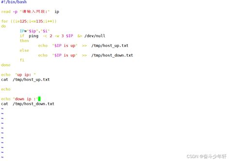 Shell第二次作业 Csdn博客