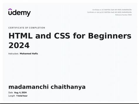 Udemy Udemy Madamanchi Chaithanya