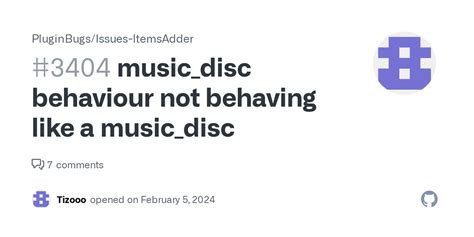Musicdisc Behaviour Not Behaving Like A Musicdisc · Issue 3404 · Pluginbugsissues Itemsadder